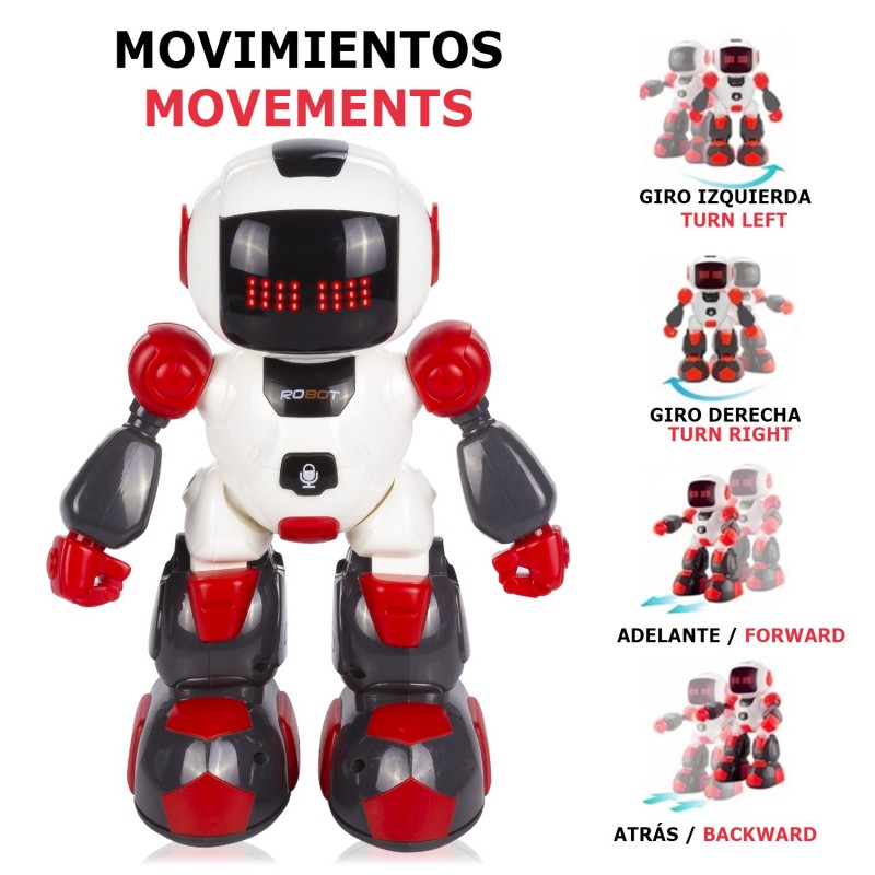 Mini Robot por control remoto. Mando a distancia infrarrojo pulsera ...