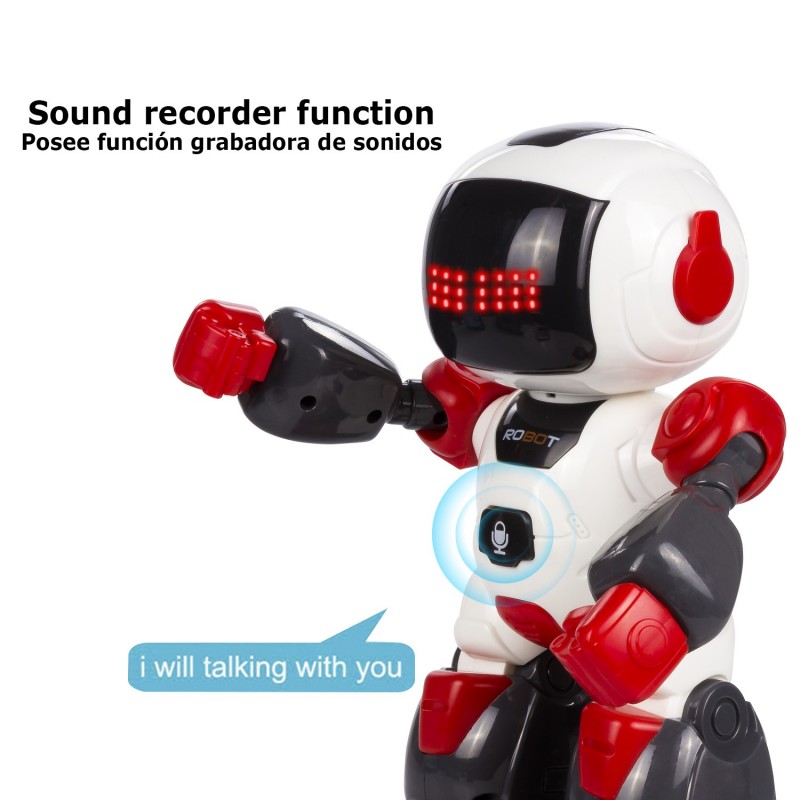 Mini Robot por control remoto. Mando a distancia infrarrojo pulsera ...