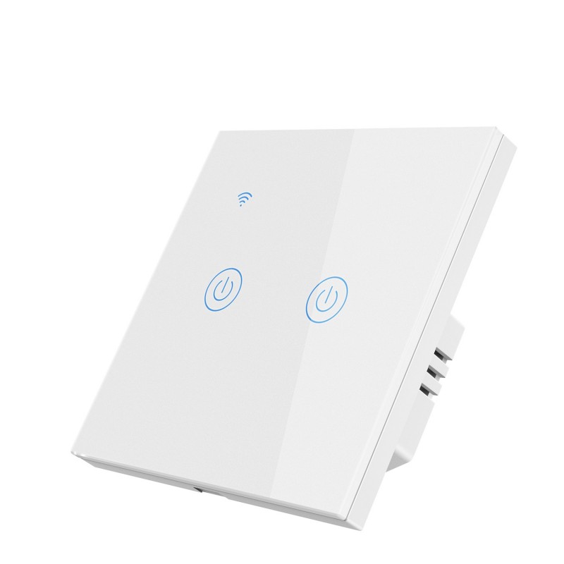 Interruptor Wifi inteligente com 2 botões compatível com Amazon Alexa e ...