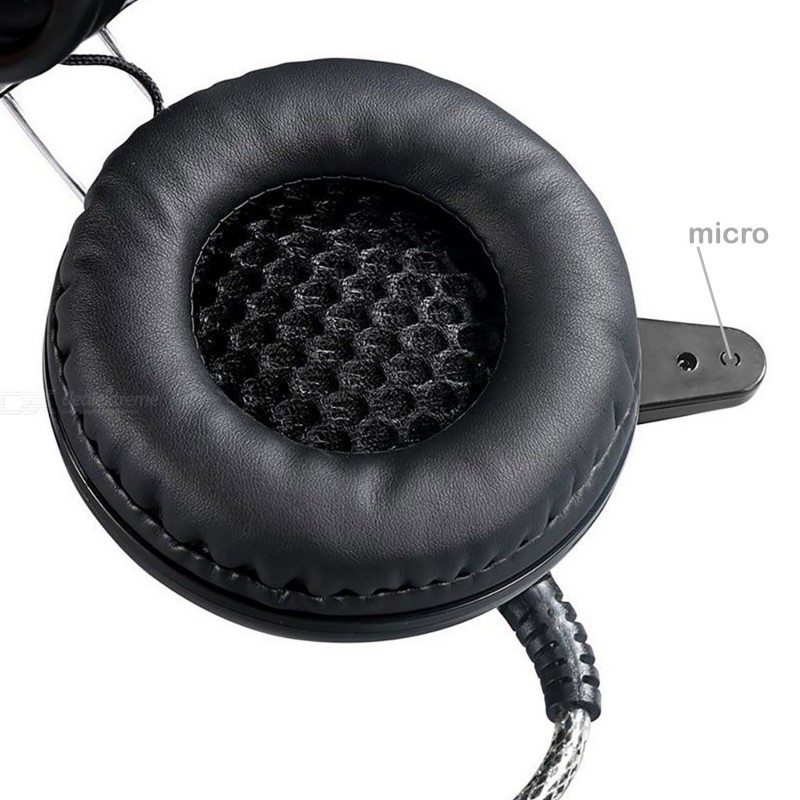 V8 RGB-koptelefoon. Gaming-headsets voor pc met ingebouwde microfoon en ...