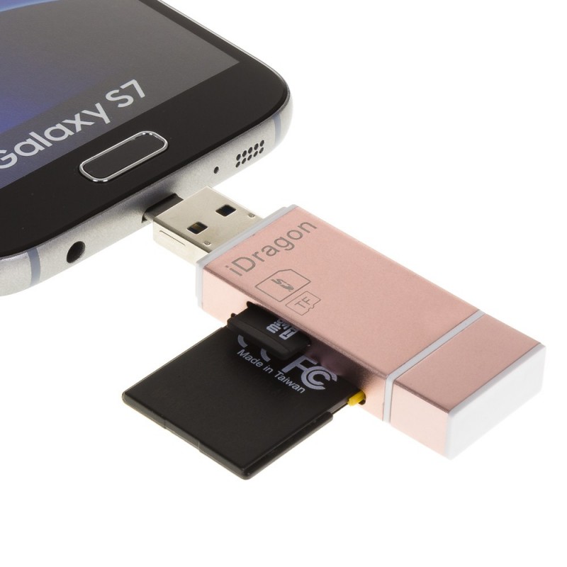 iDRAGON: MICRO SD- EN SD-LEZER VOOR iOS - ANDROID