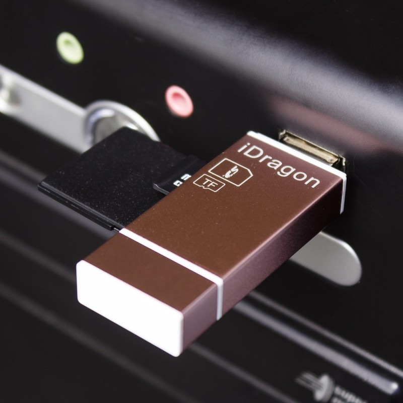 iDRAGON: MICRO SD- EN SD-LEZER VOOR iOS - ANDROID